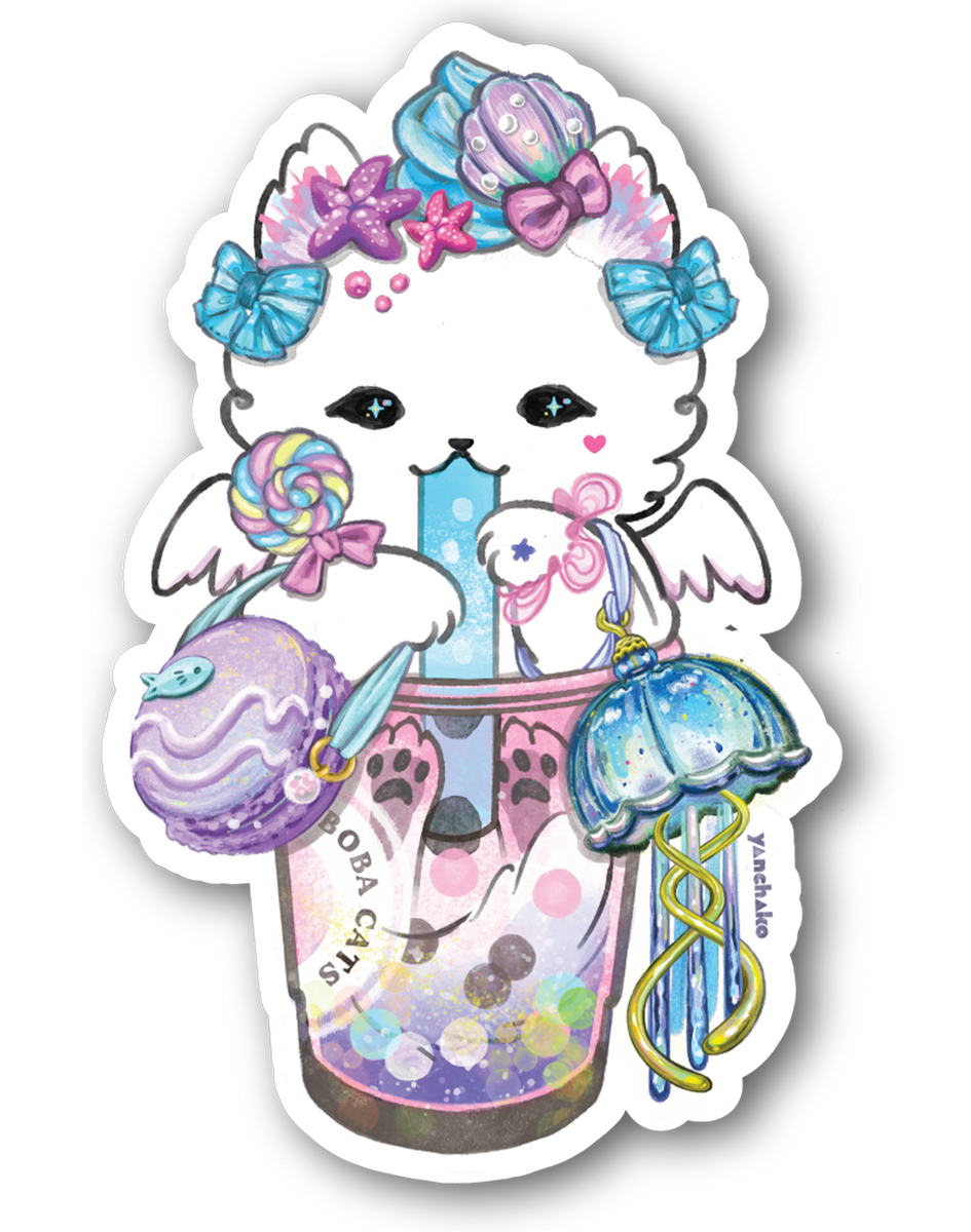 Angel Vinyl Sticker – Yanchako