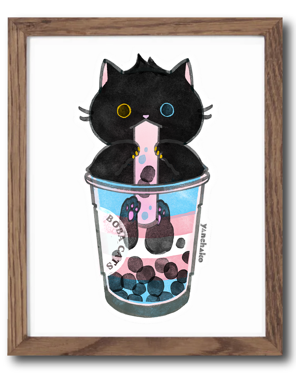 Boba T Art Print – Yanchako