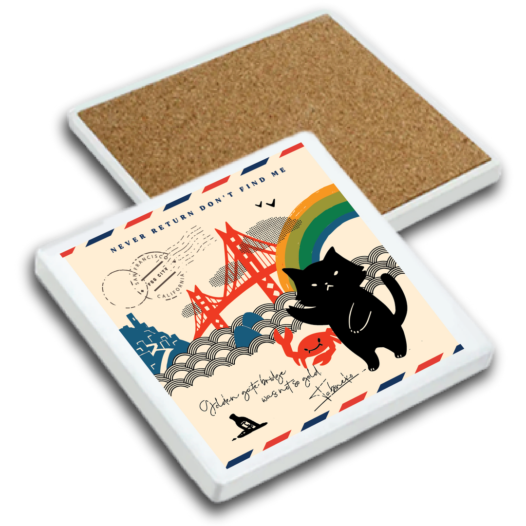 SF/ Crabby Cat Coaster – Yanchako