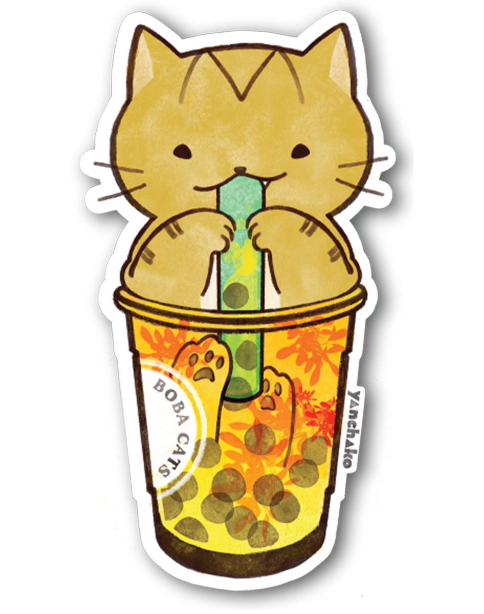 Sunset Mango Vinyl Sticker – Yanchako