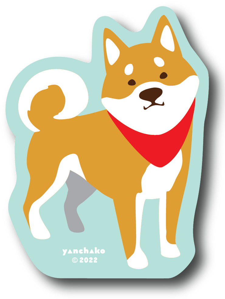 Shiba Dog Sticker – Yanchako